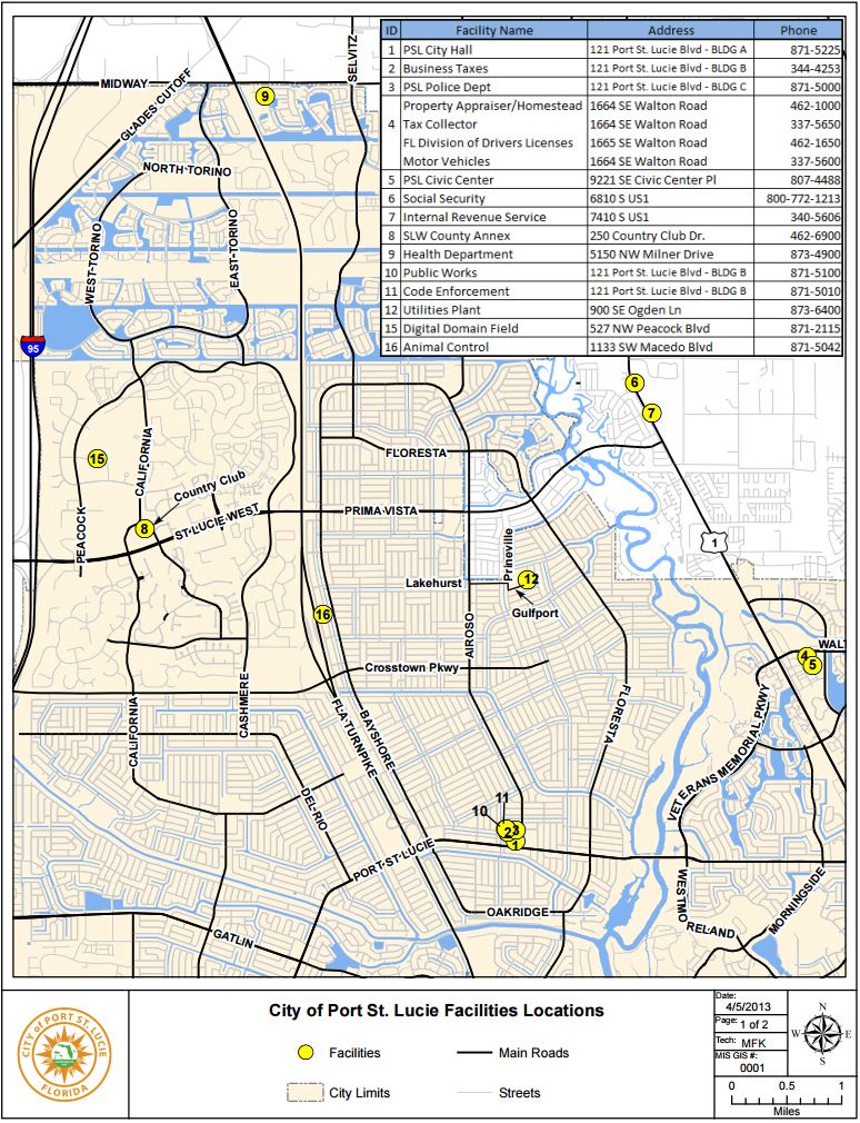 City of Port St. Lucie Data